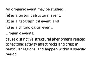 Orogenic mountain belts | PPTX