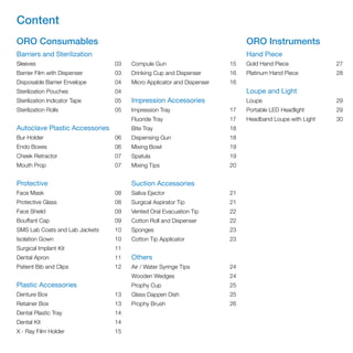 Catalogue Oro international | PDF