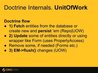 Doctrine Internals. UnitOfWork | PPT