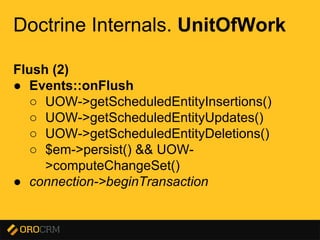 Doctrine Internals. UnitOfWork | PPT