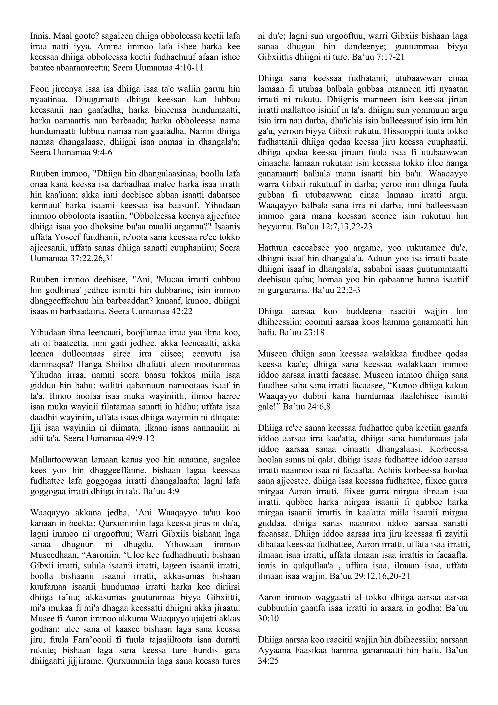 Oromo - The Precious Blood of Jesus Christ.pdf