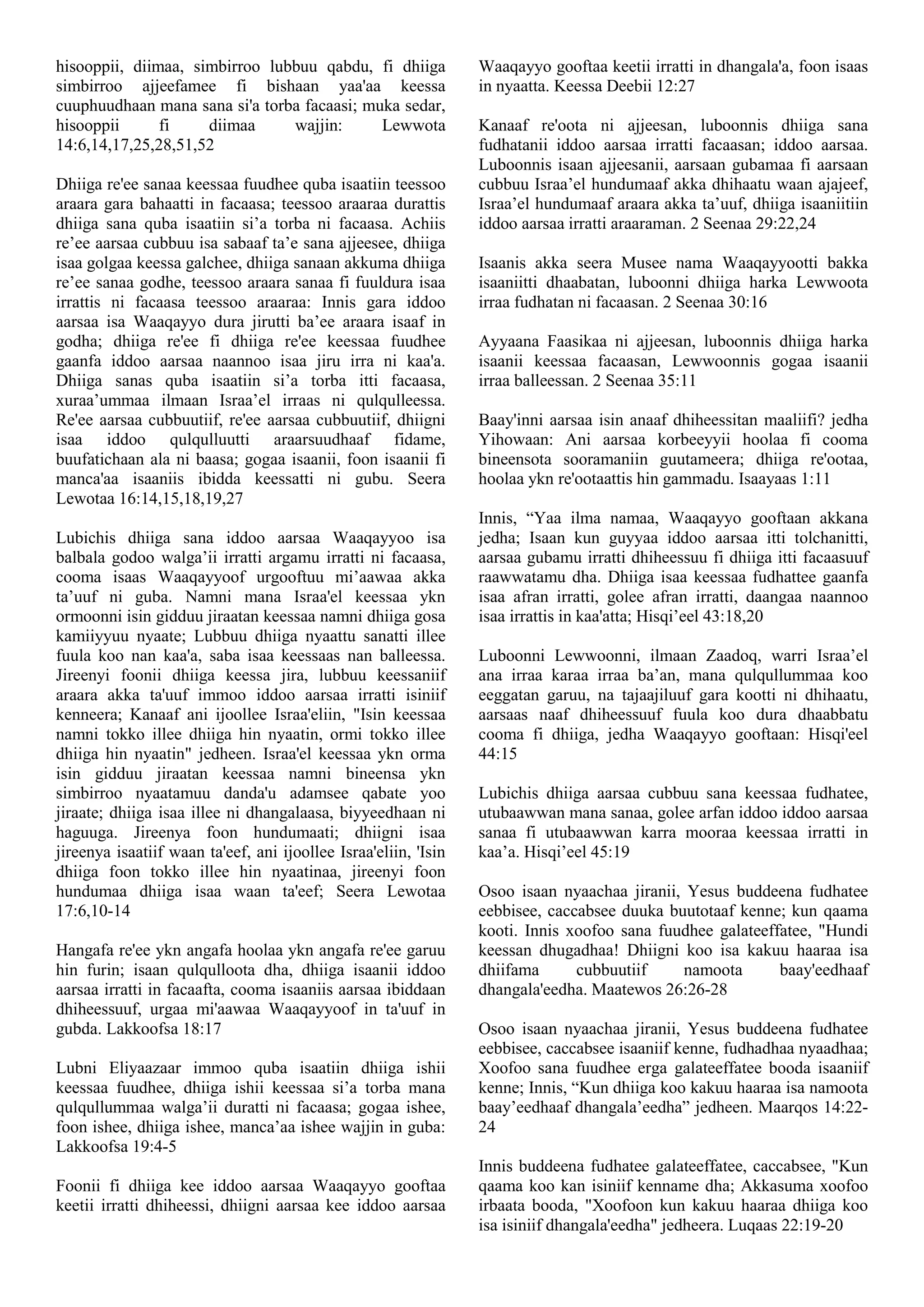 Oromo - The Precious Blood of Jesus Christ.pdf