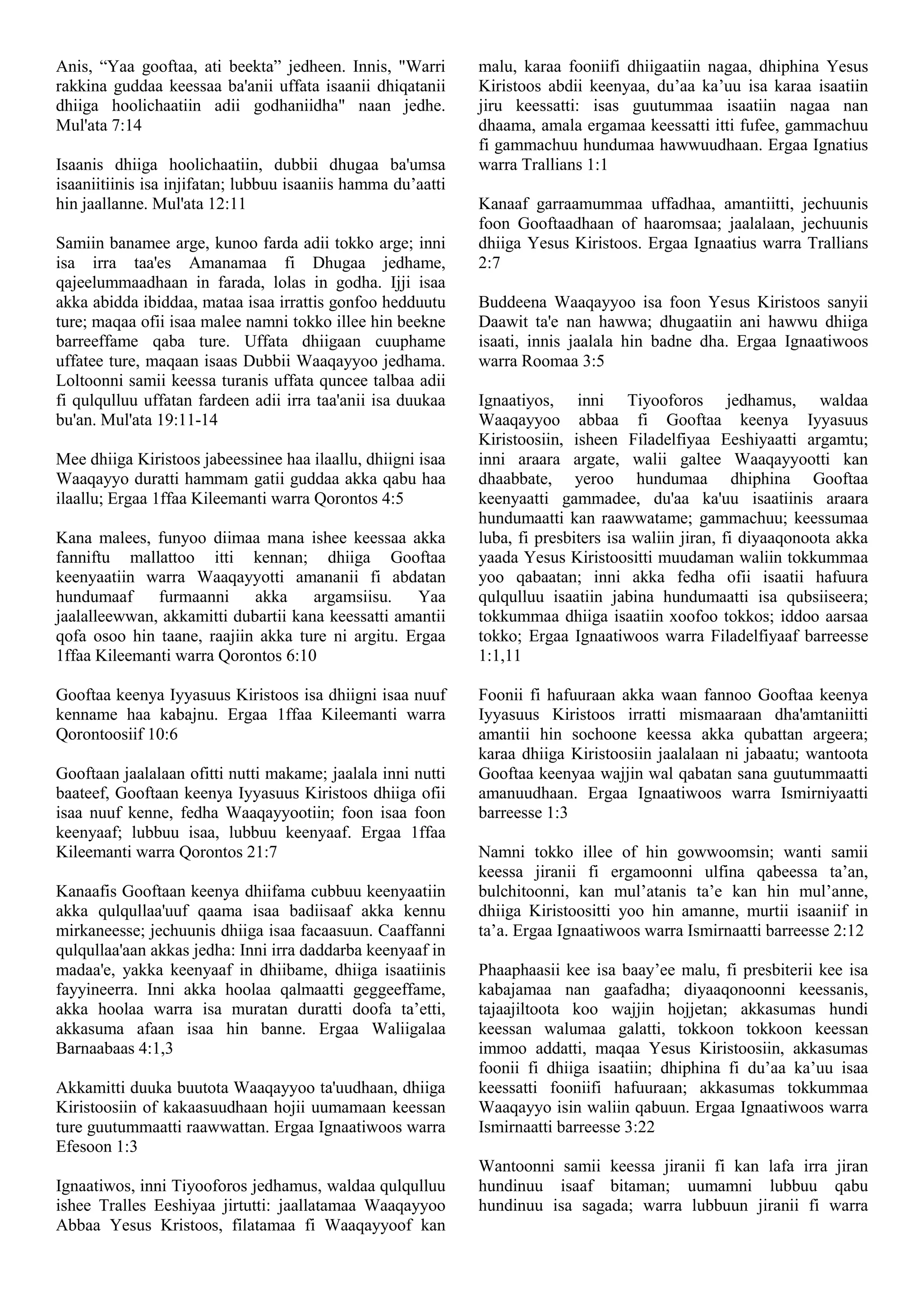 Oromo - The Precious Blood of Jesus Christ.pdf