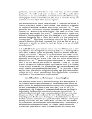 Oromo peoplehood historical and cultural overview | PDF