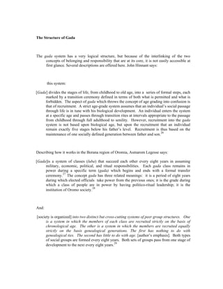 Oromo peoplehood historical and cultural overview | PDF
