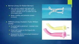 Oropharyngeal airway and nasopharyngeal airway_114337 (1).pptx