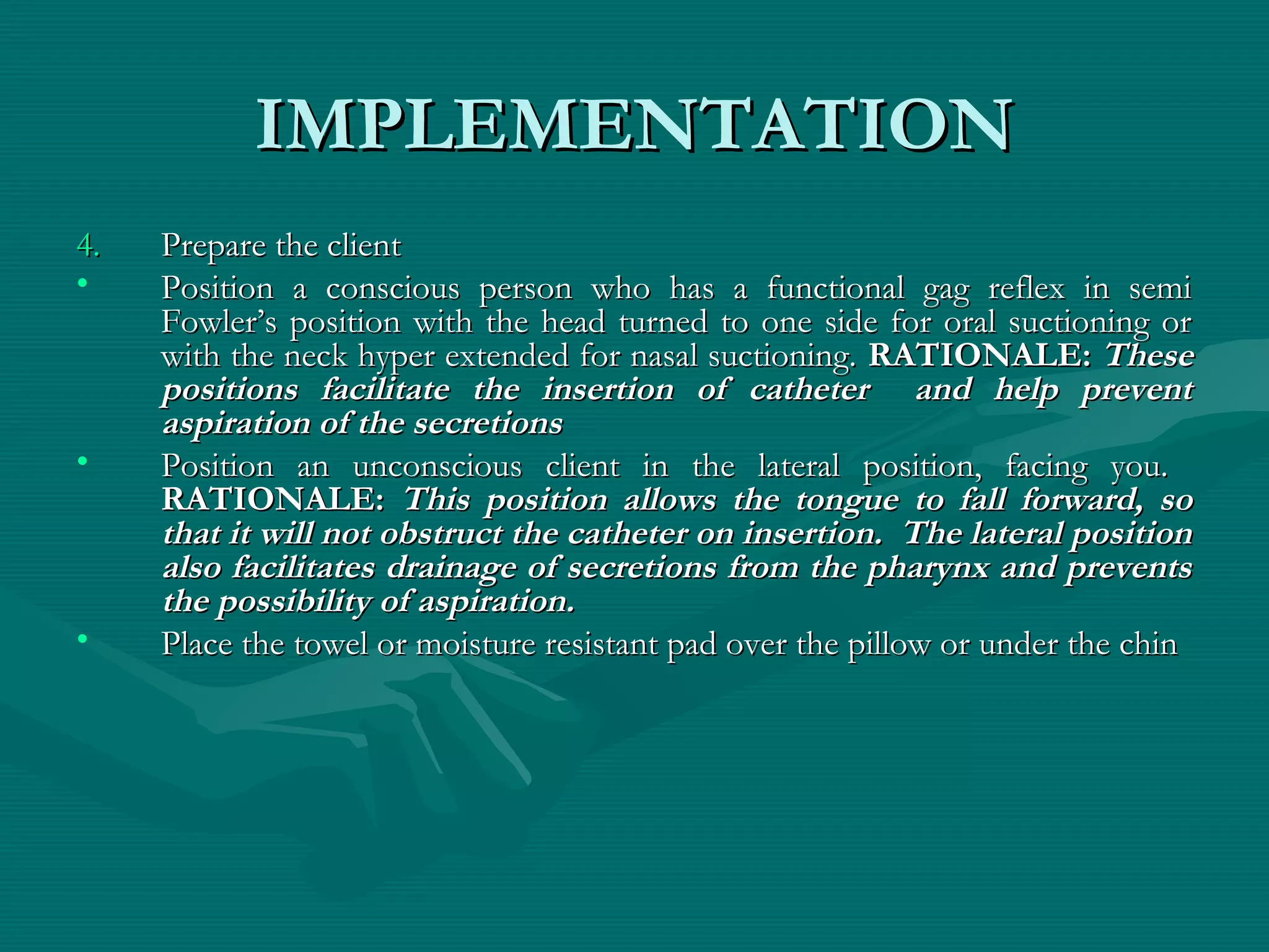 Oropharyngeal , nasopharyngeal and naso tracheal suctioning | PPT