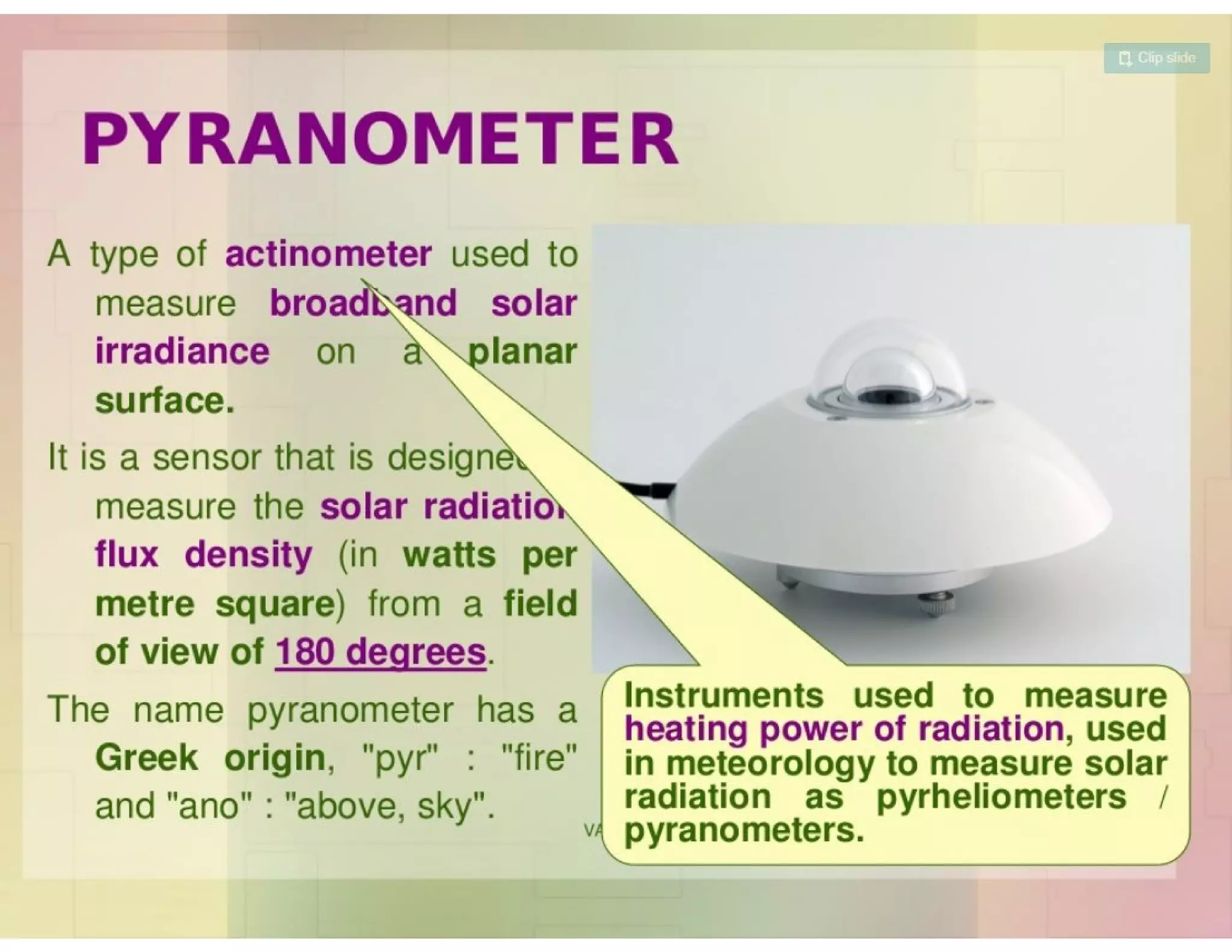 solar radiation measurement | PDF