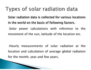 solar radiation measurement | PDF