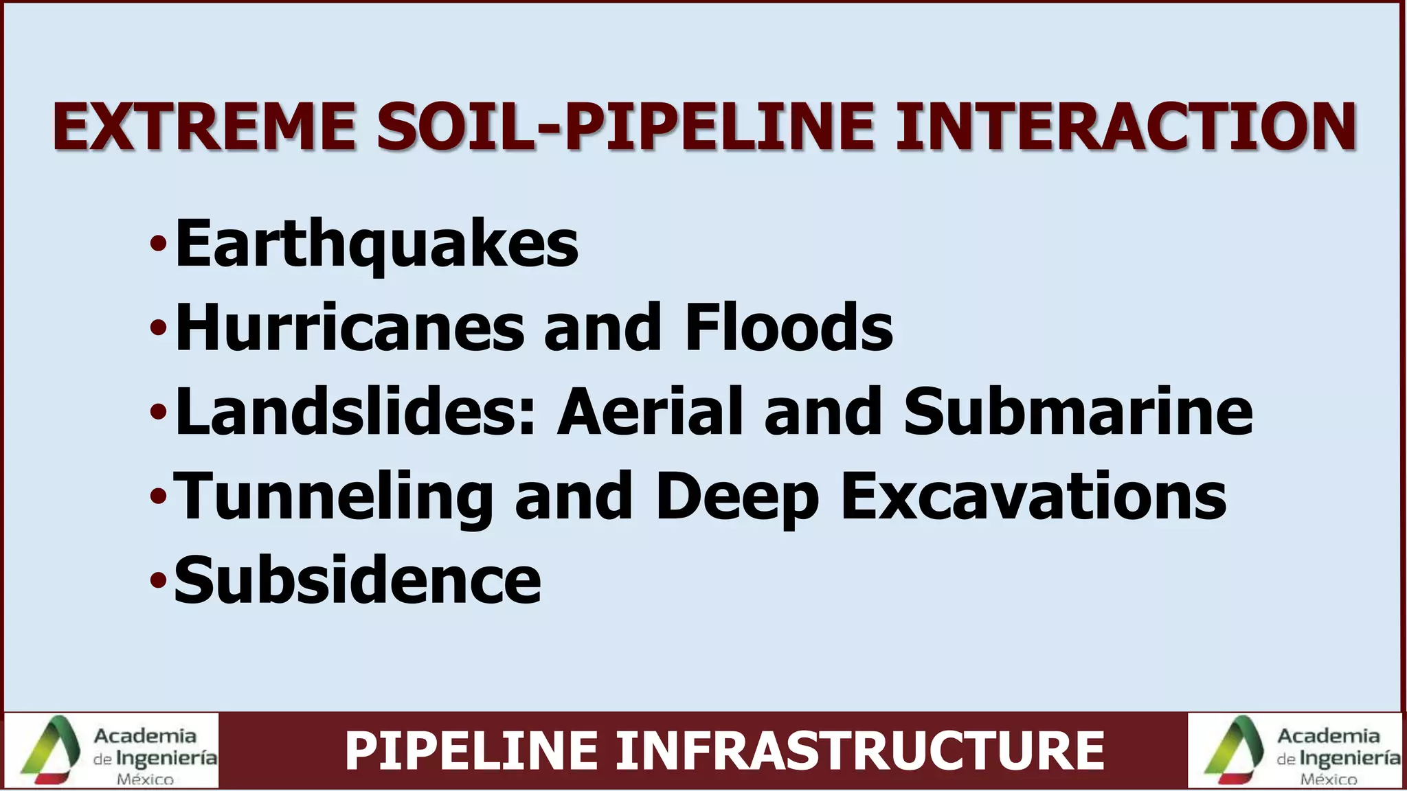 Ground deformation effects on subsurface pipelines and infrastructure ...