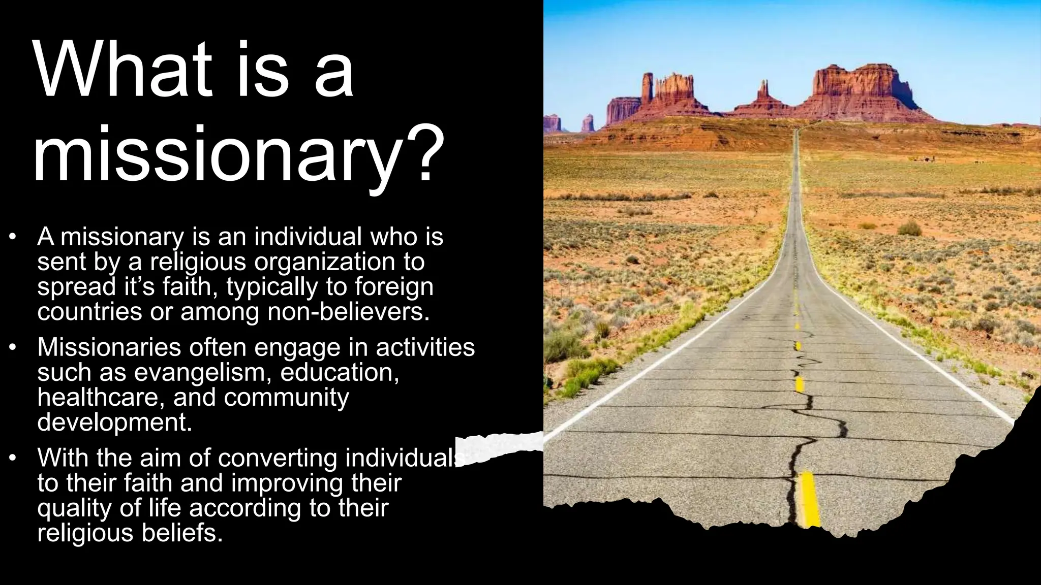 The life and works of a missionary .pptx