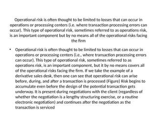 Operational risk management process by s&p | PPT