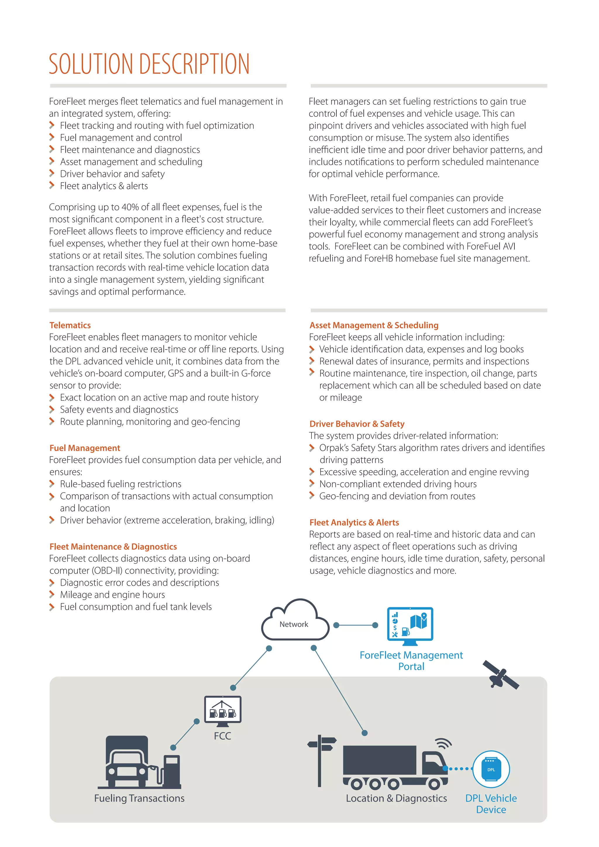 Orpak ForeFleet - Commercial Fleet Fueling Solution | PDF