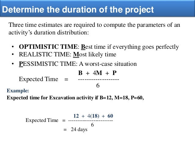Pert and its applications