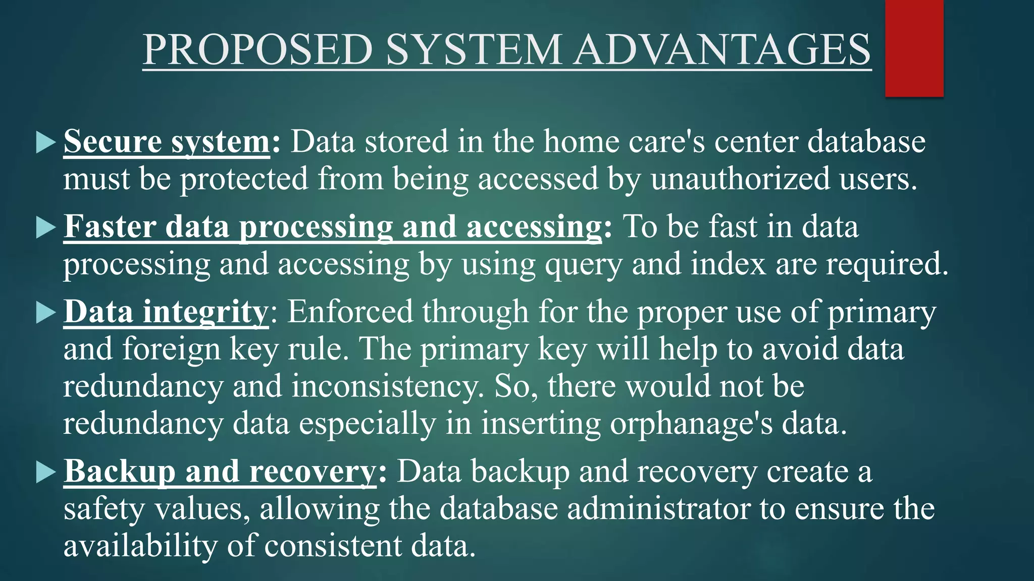 Orphanage Home Management System | PPTX