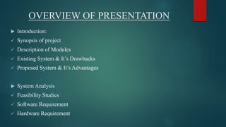 Orphanage Home Management System | PPTX