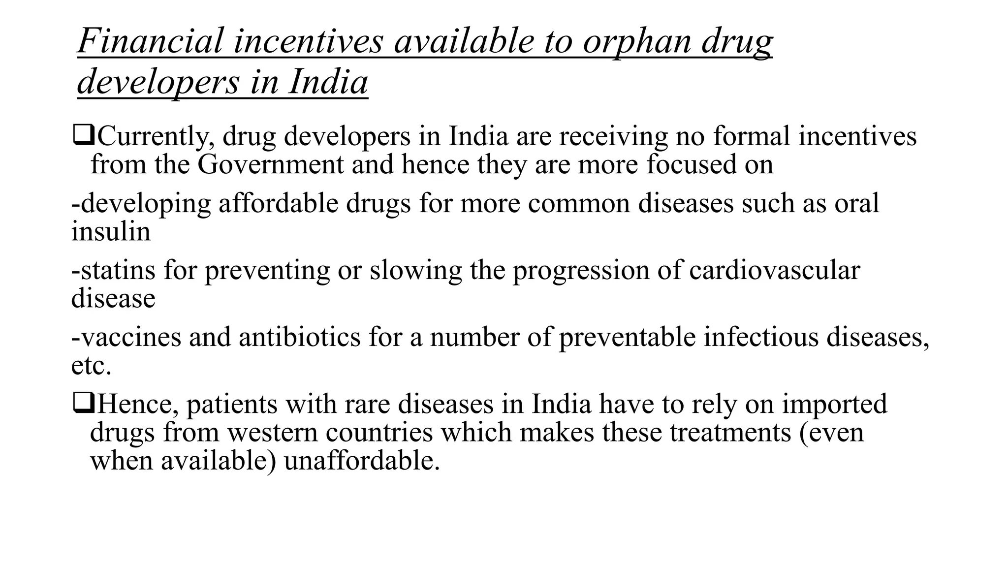 Orphan drugs | PPTX