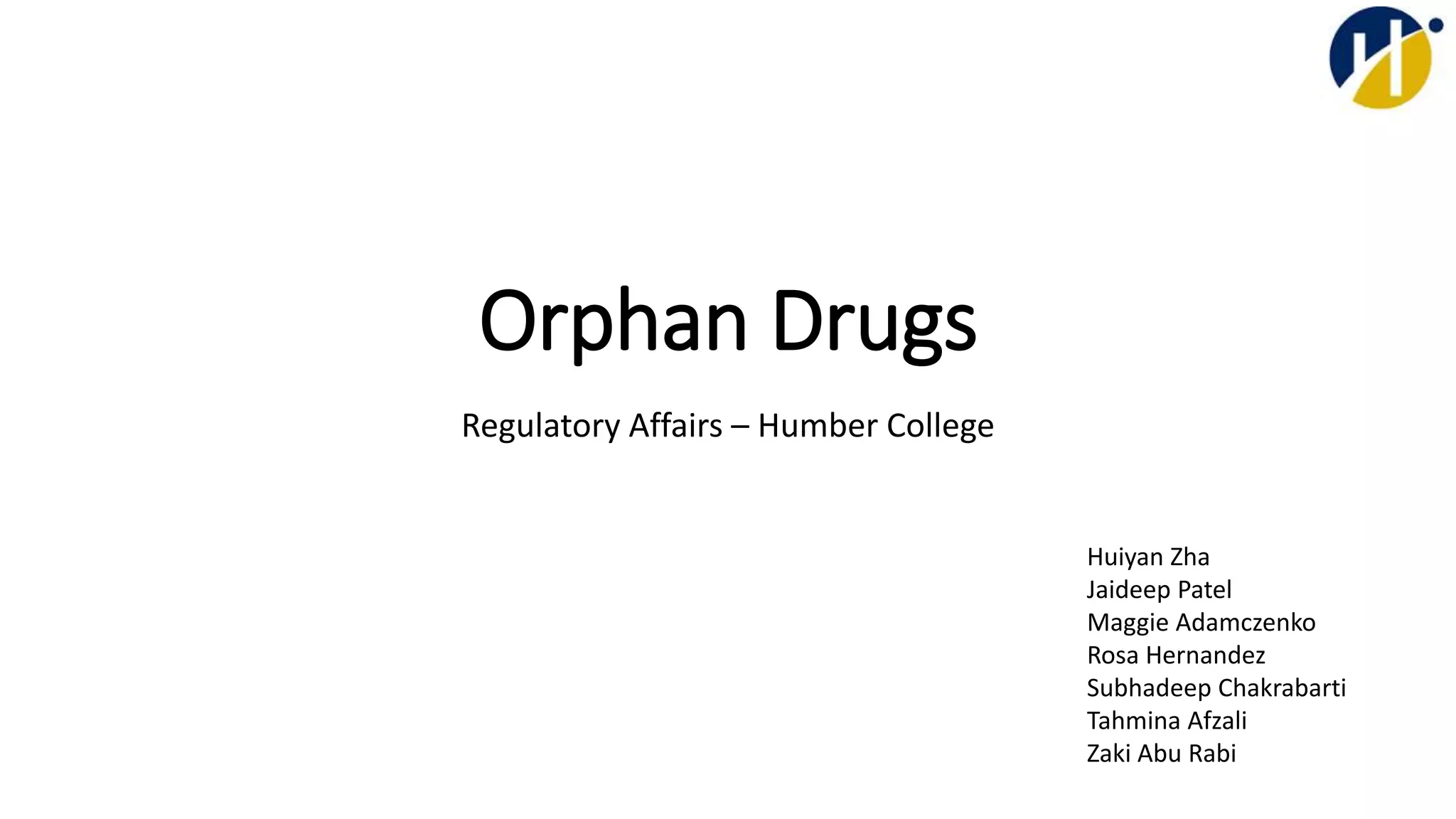 Orphan Drugs | PPT