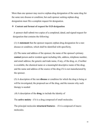 orphan drugs writeup.doc