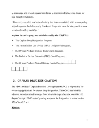 orphan drugs writeup.doc