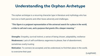 From Loss to Legacy: Orphan Hero Archetype in Fictional Narratives.pptx