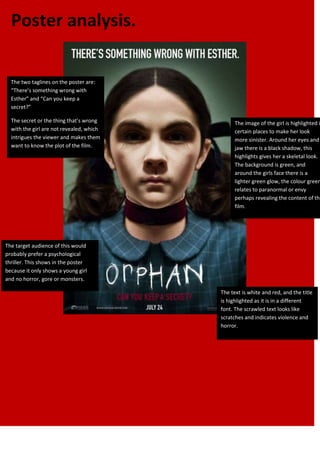Orphan poster analysis | PDF