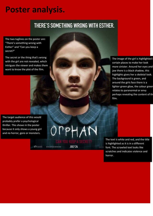 Orphan poster analysis | PDF