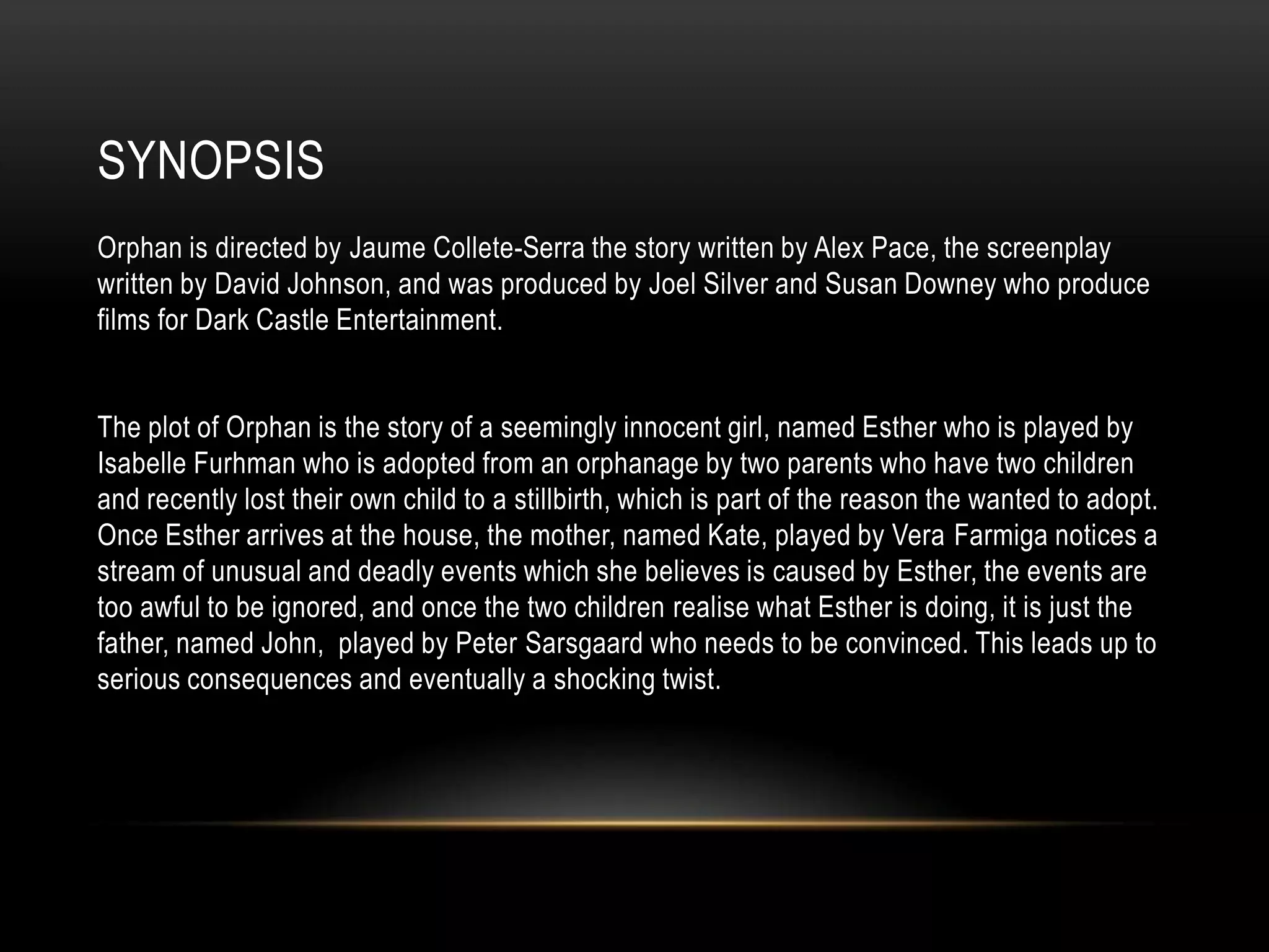 Orphan powerpoint | PPTX