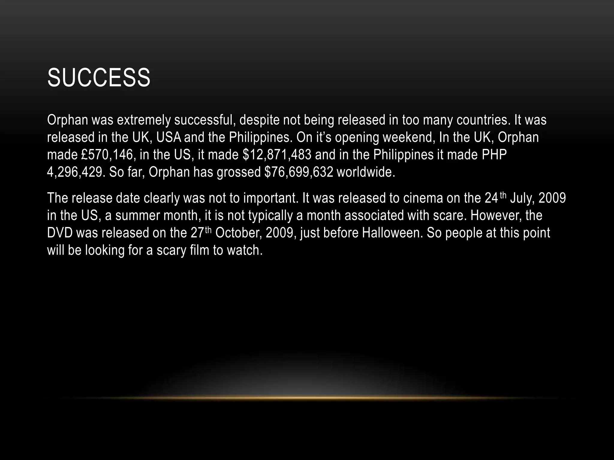 Orphan powerpoint | PPTX