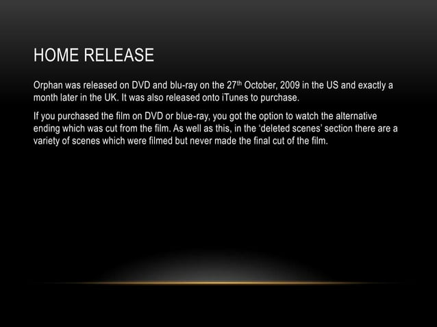 Orphan powerpoint | PPTX