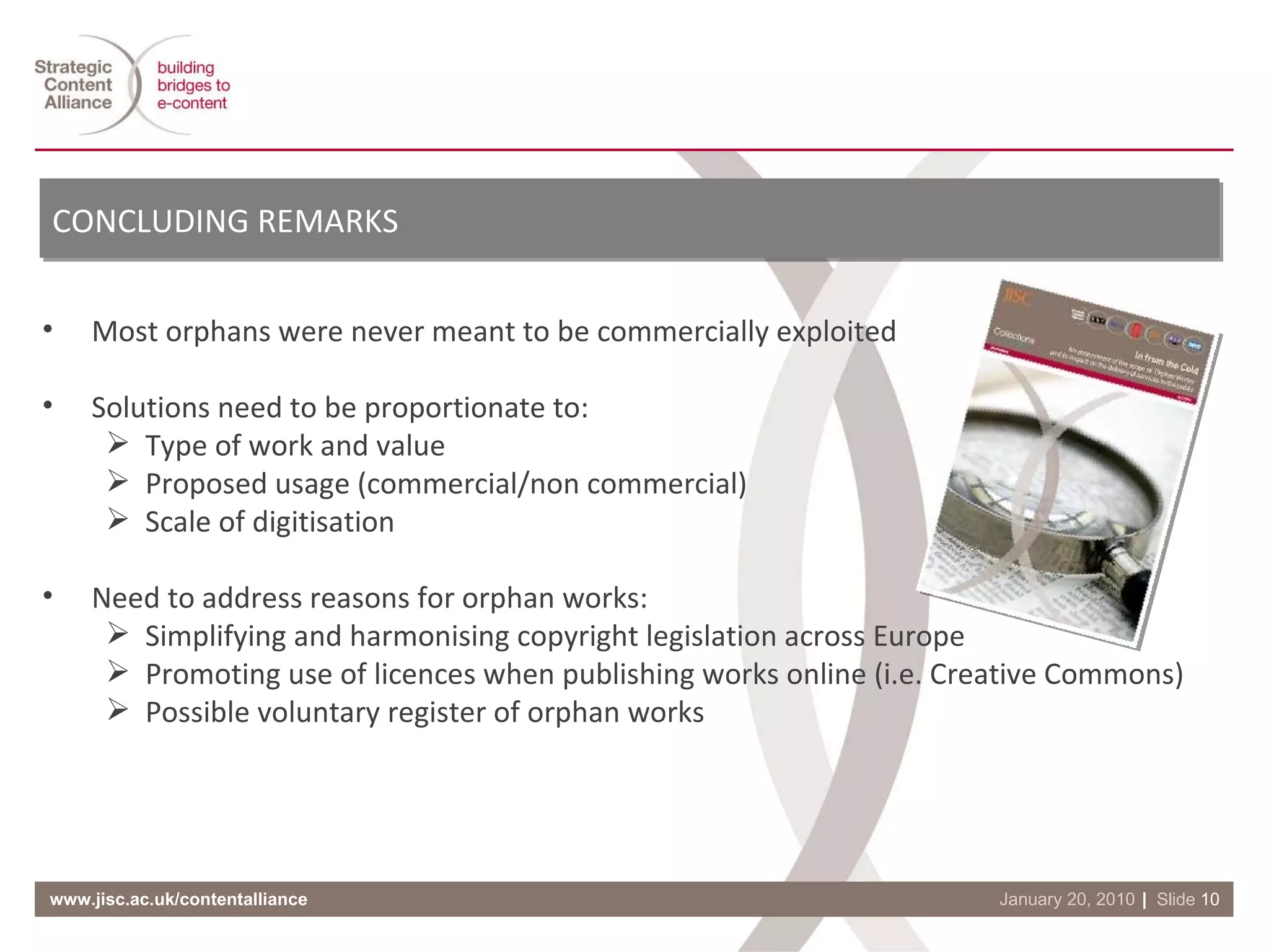 Orphan Works Presentation (2) | PPT