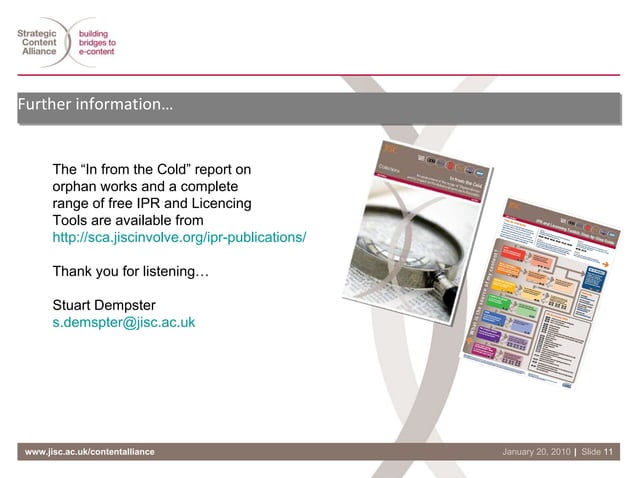 Orphan Works Presentation (2) | PPT