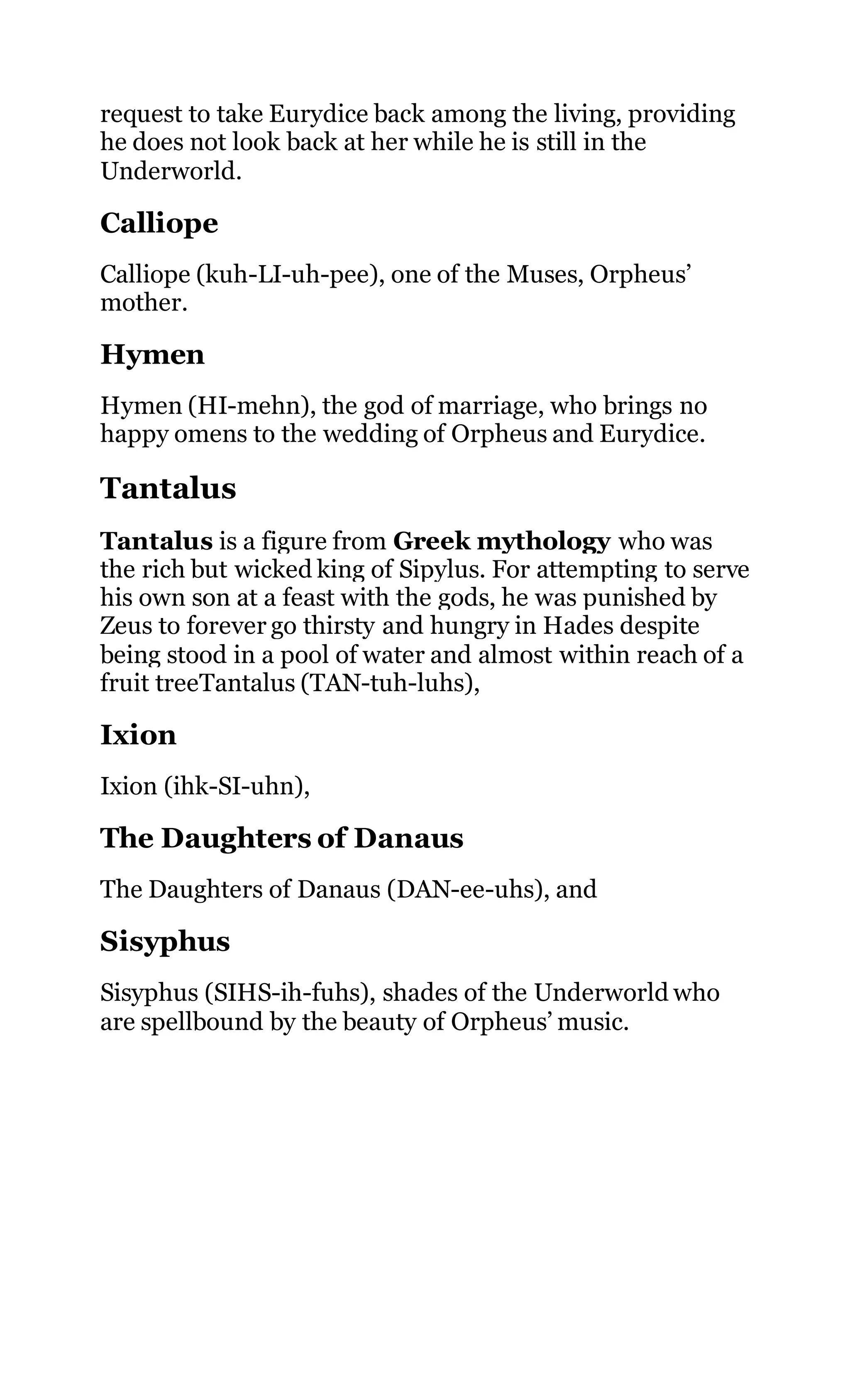 Orpheus | DOCX