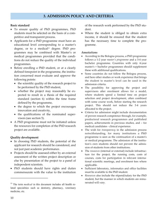 Standards for PhD education | PDF