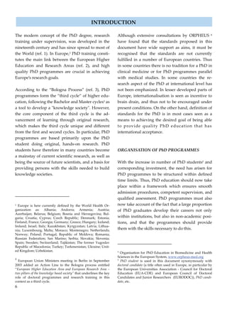 Standards for PhD education | PDF