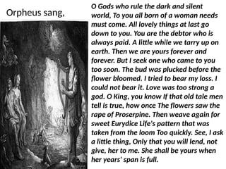Orpheus-and-Eurydice-mythology.pptx complete | PPT