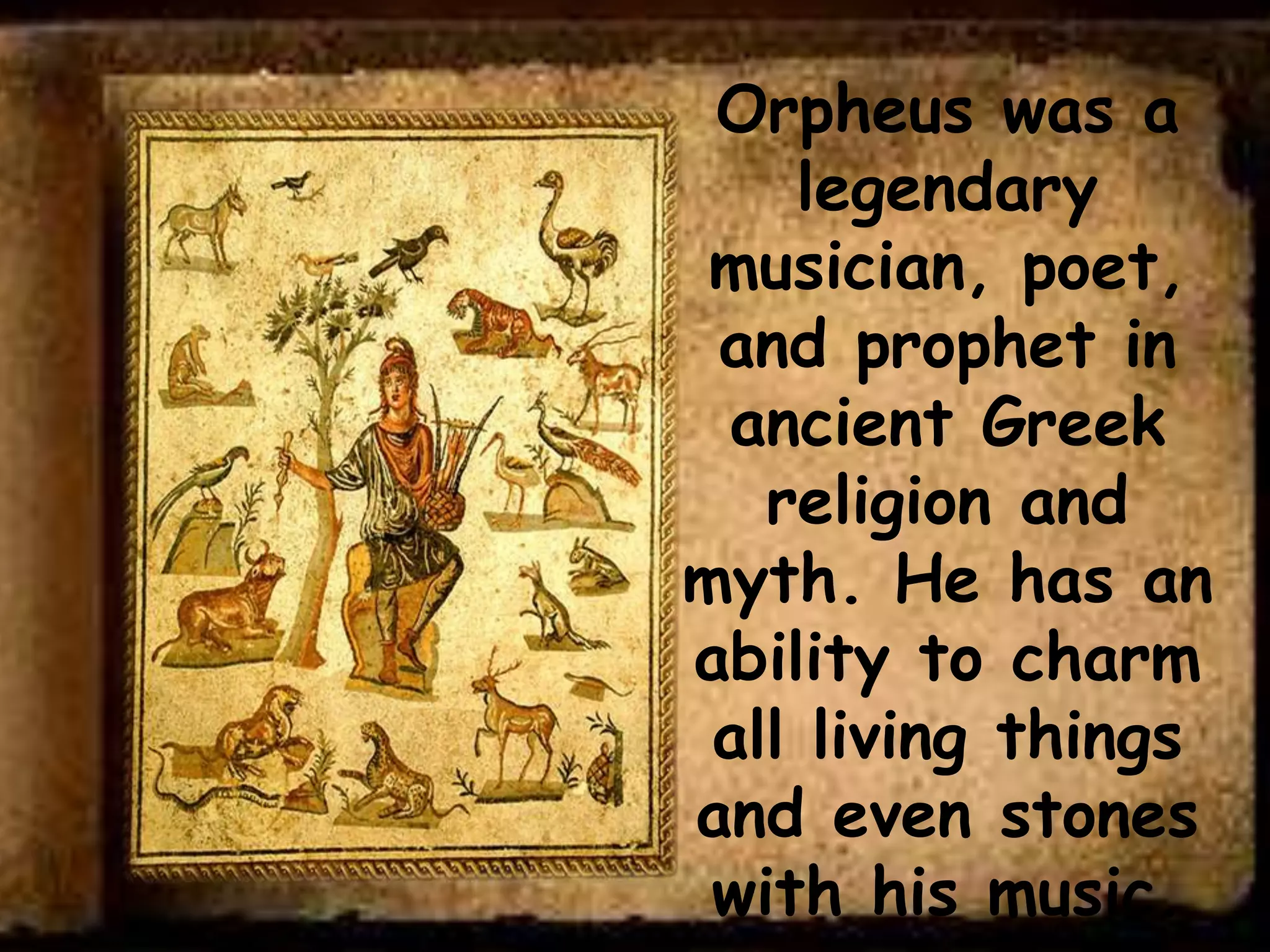 Orpheus and eurydice | PPTX