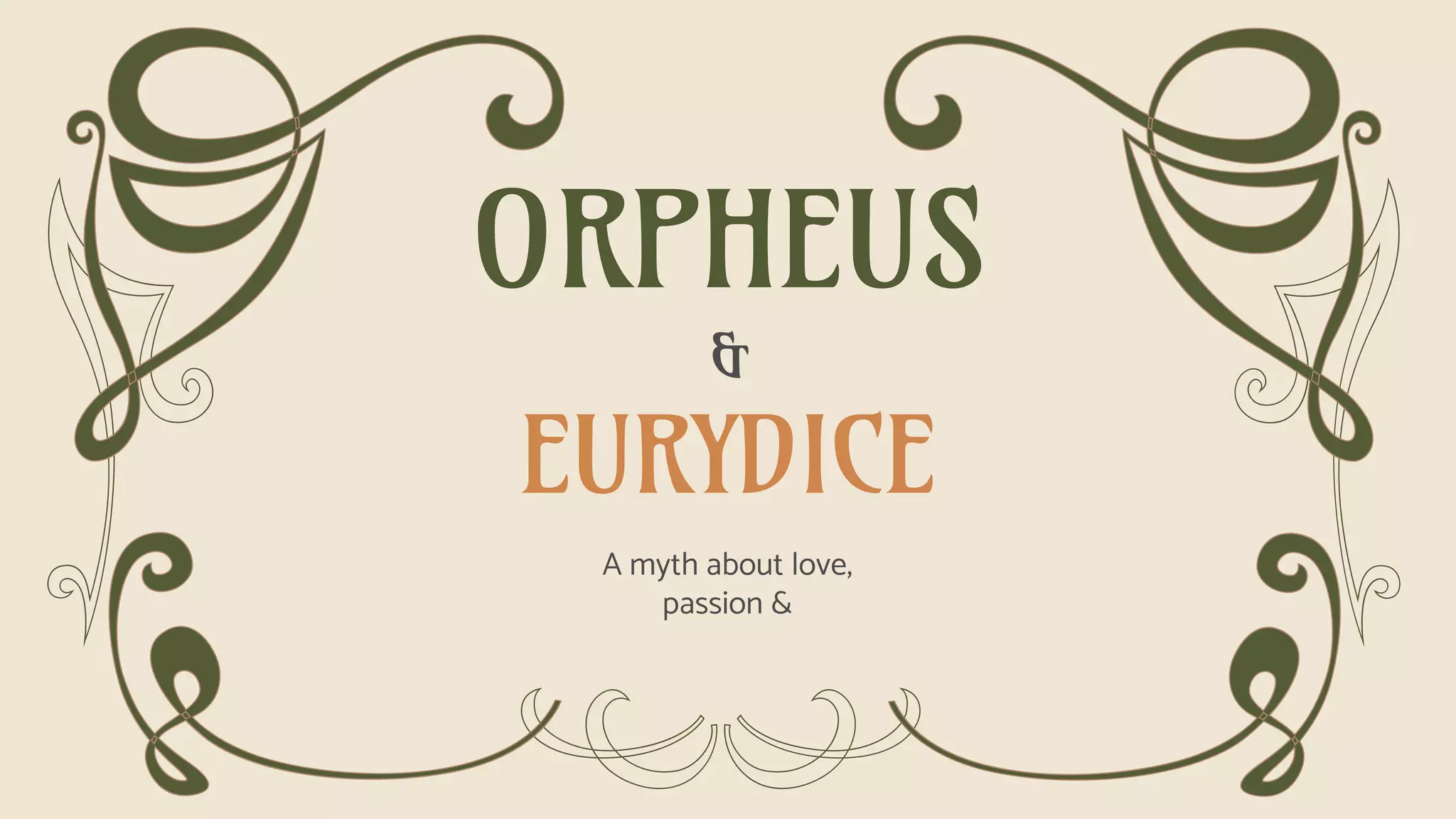 Orpheus and eurydice | PPTX