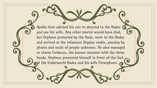 Orpheus and eurydice | PPTX