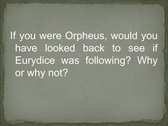 orpheusforinset-190123135533.ppt in English Mythology | PPT