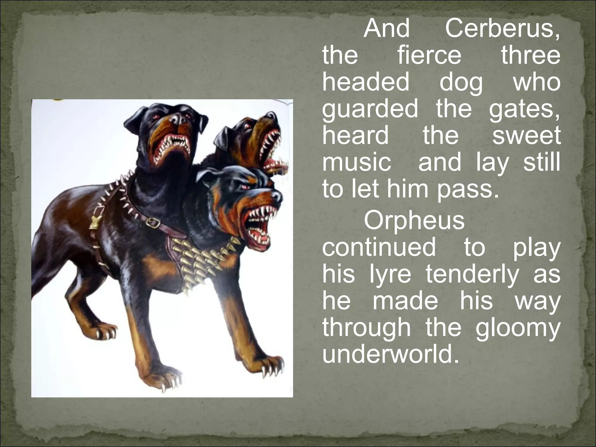 Orpheus STORY | PPT