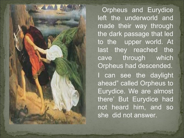 Orpheus STORY | PPT