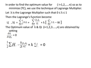 OR_Presentation on muli item deterministic inventory model | PDF