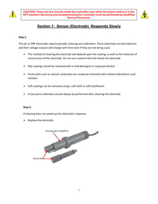 ORP Sensor Troubleshooting Guide | PDF