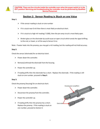 ORP Sensor Troubleshooting Guide | PDF