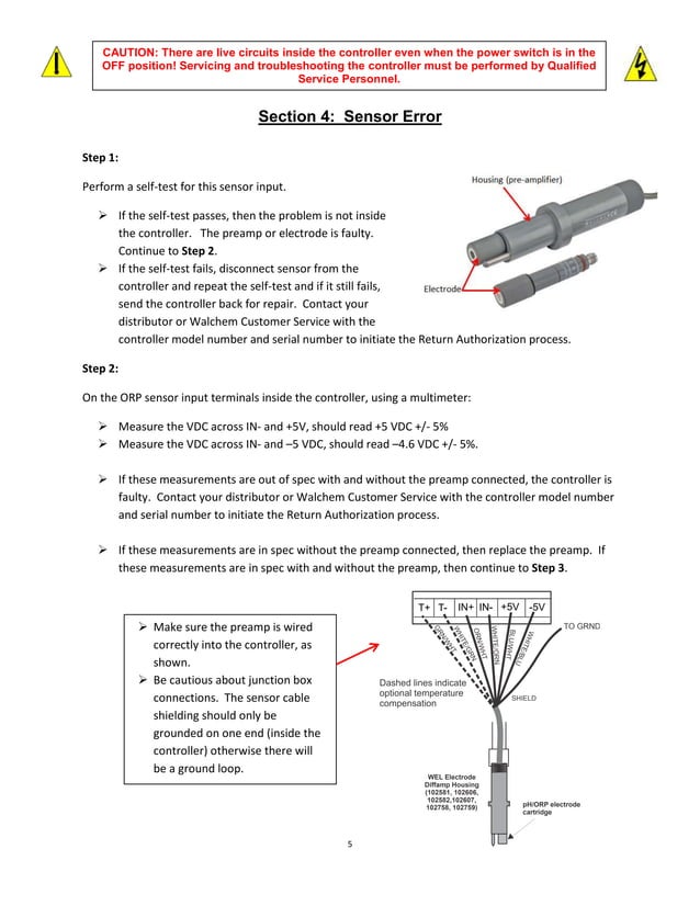 ORP Sensor Troubleshooting Guide | PDF