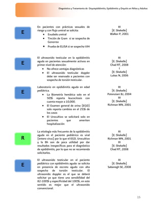 Orquitis epidimitis niño y adulto | PDF