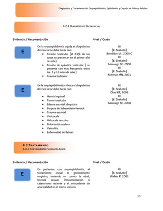 Orquitis epidimitis niño y adulto | PDF