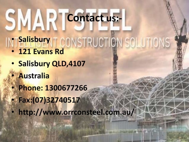 Australian Steel distributor & Manufacturer | Orrcon Steel | PPT