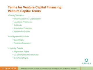 Negotiating Venture Capital Term Sheets | PDF